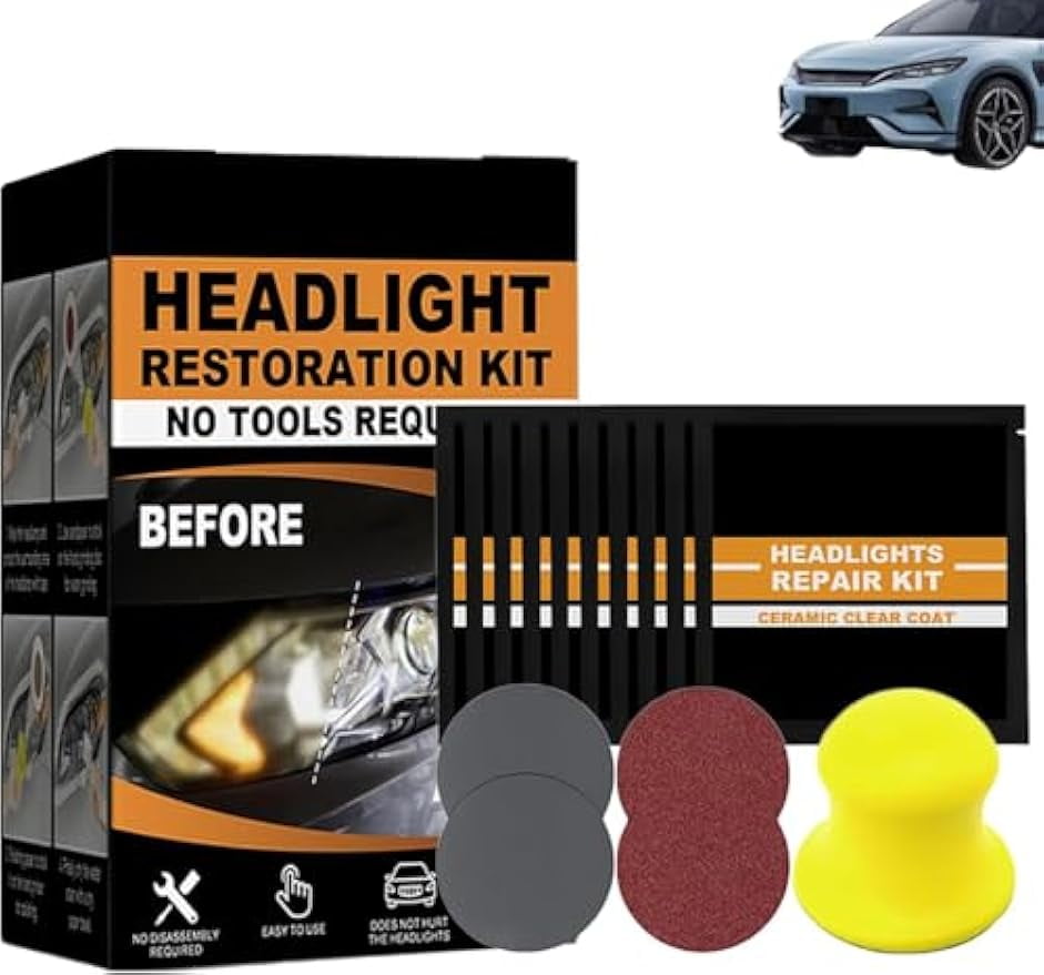 Restowipes Headlight Restoration Kit, Resto Wipes - Automotive Headlamp ...