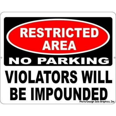 Danger Restricted Area Sign - Walmart.com