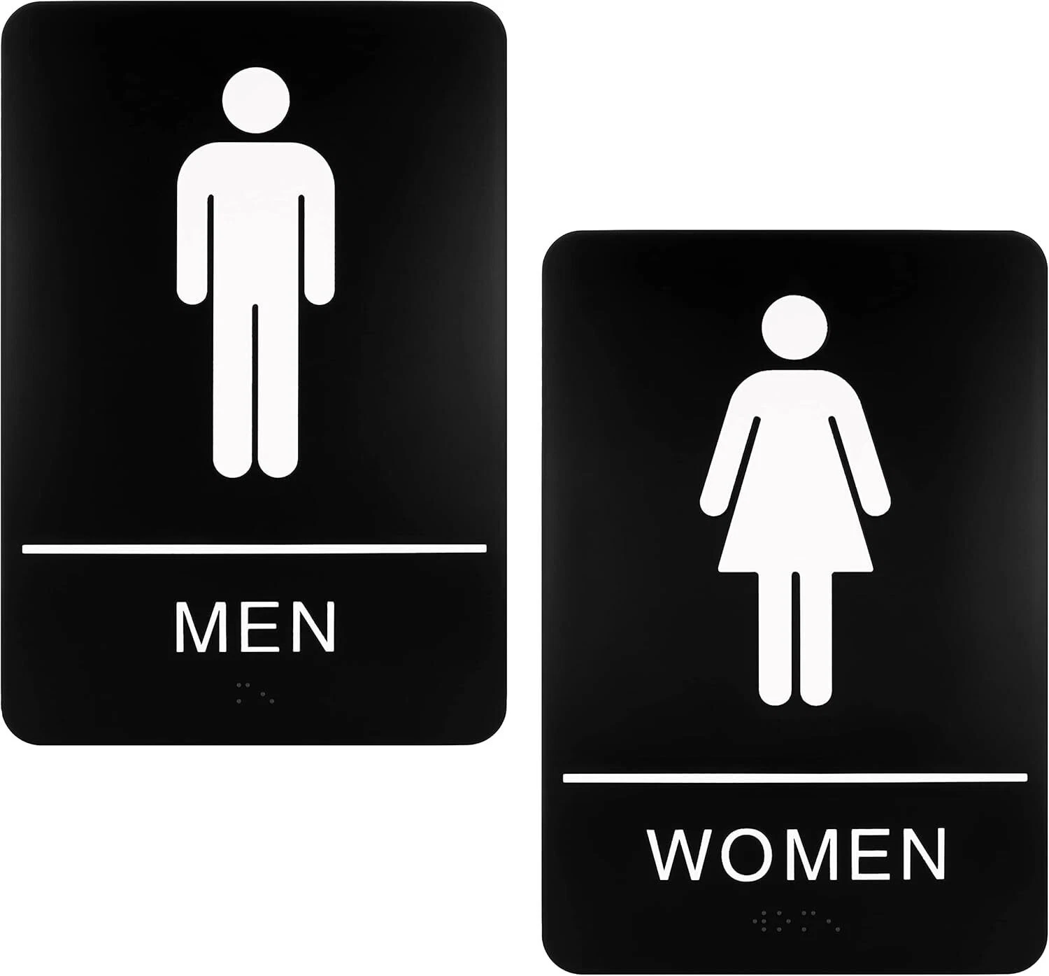 Restroom Bathroom Toilet Sign Sticker Business Store Shop Door Stickers ...
