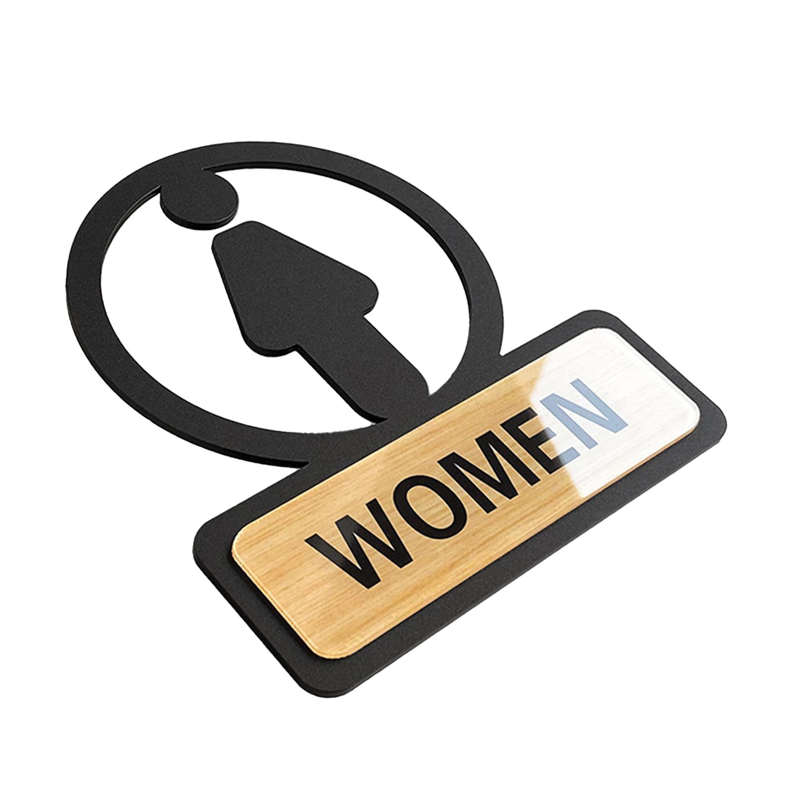 Restroom Sign Placard Reminder Indicator Acrylic for Commercial Hotel ...