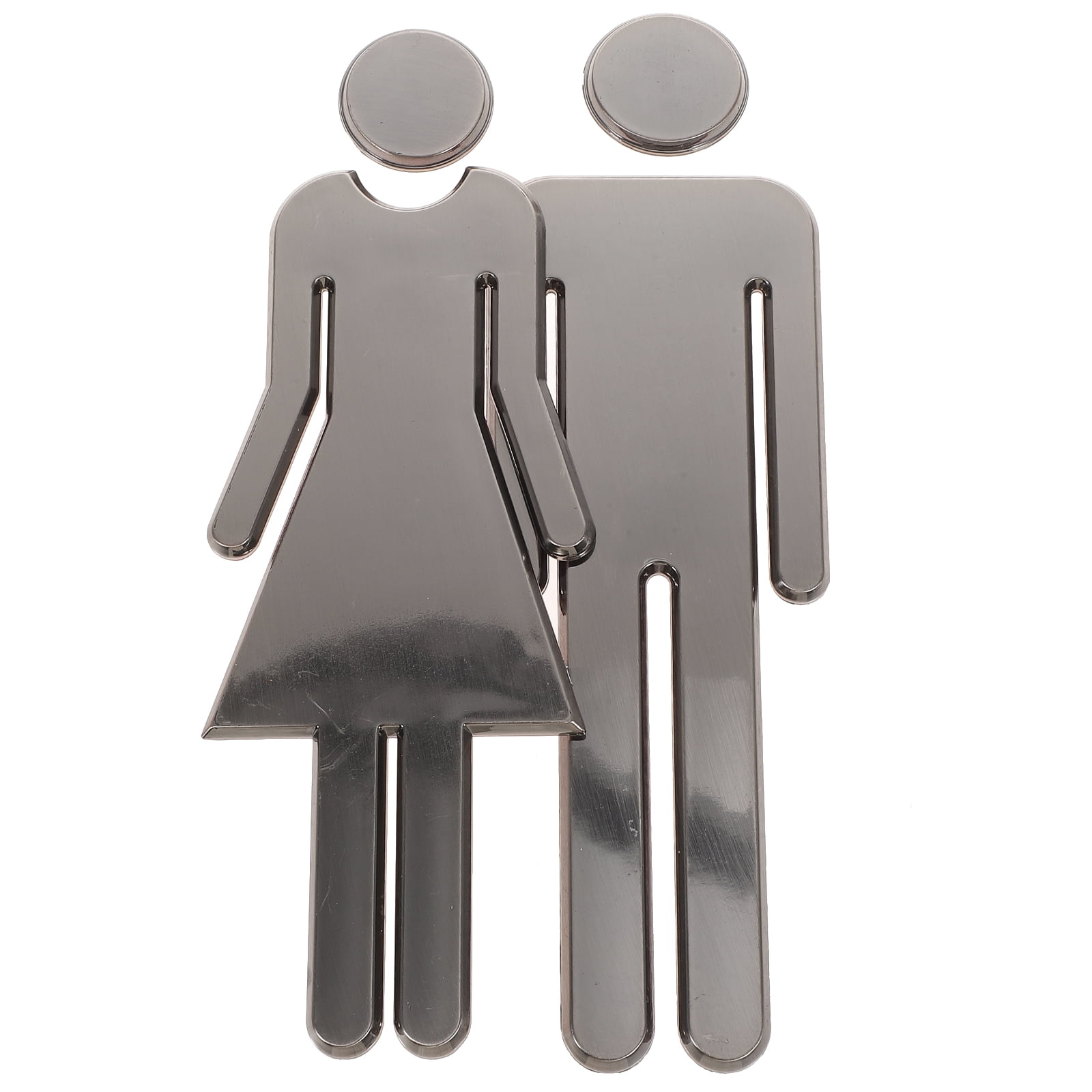 Restroom Sign Sticker Men's and Women's Bathroom Signs - Walmart.com
