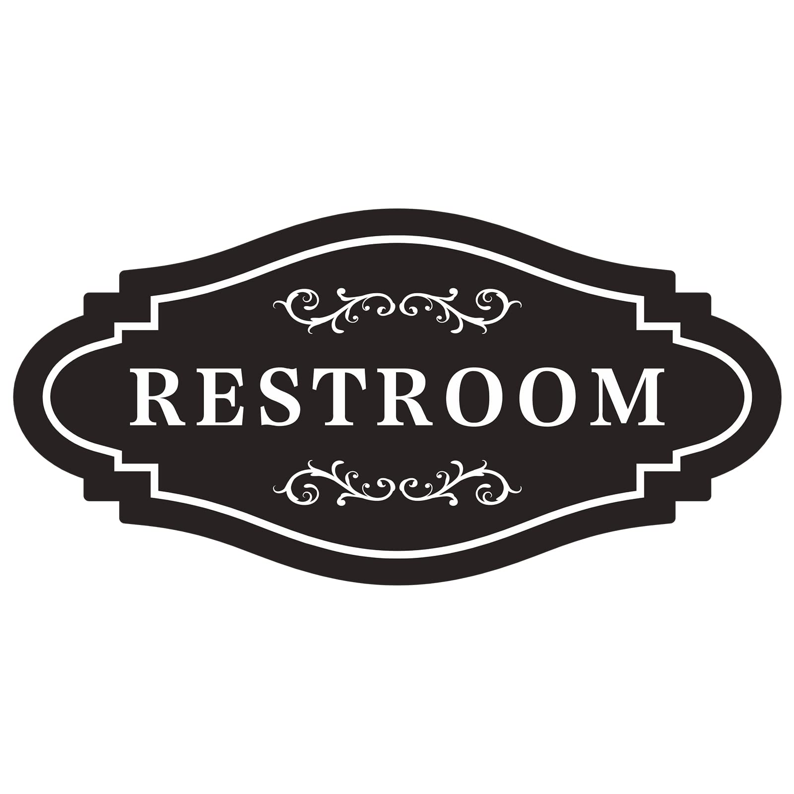Restroom Sign,restroom signs for business,restroom sign for home,unisex ...