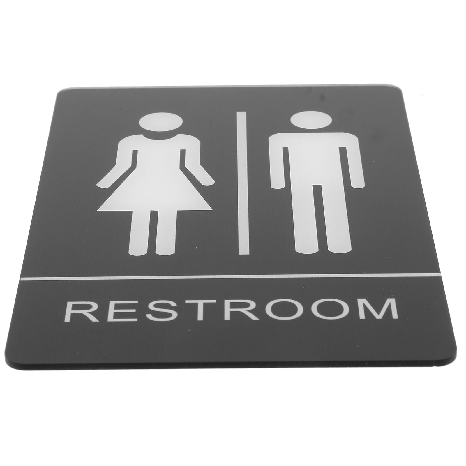 Restroom Sign with Braille All Gender Bathroom Sign Restaurant Bathroom ...