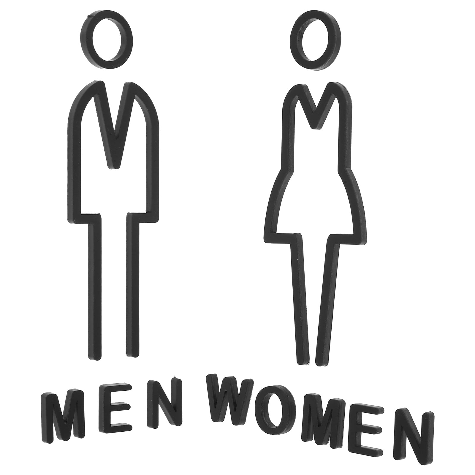 Restroom for Customer Use Only Sign Toilet Signage Office Black ...