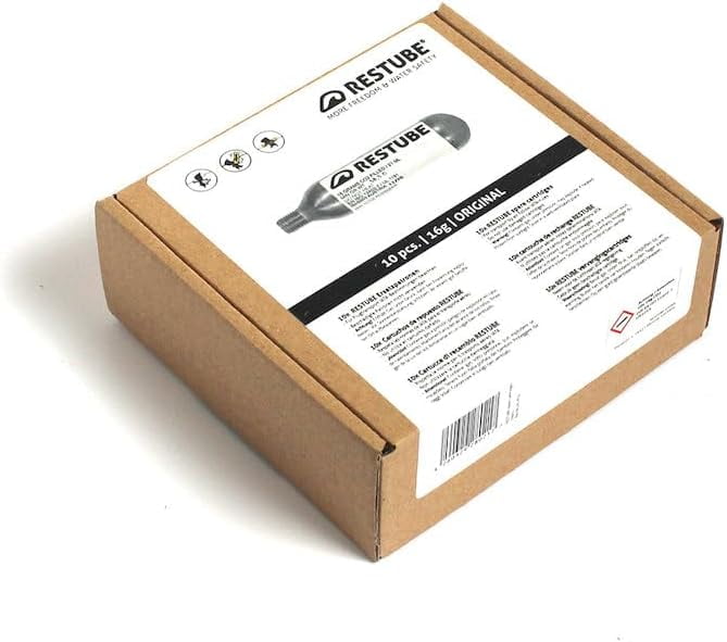 Restube CO2 Replacement Cartridges for One-Pull Inflatable Swim Buoy ...