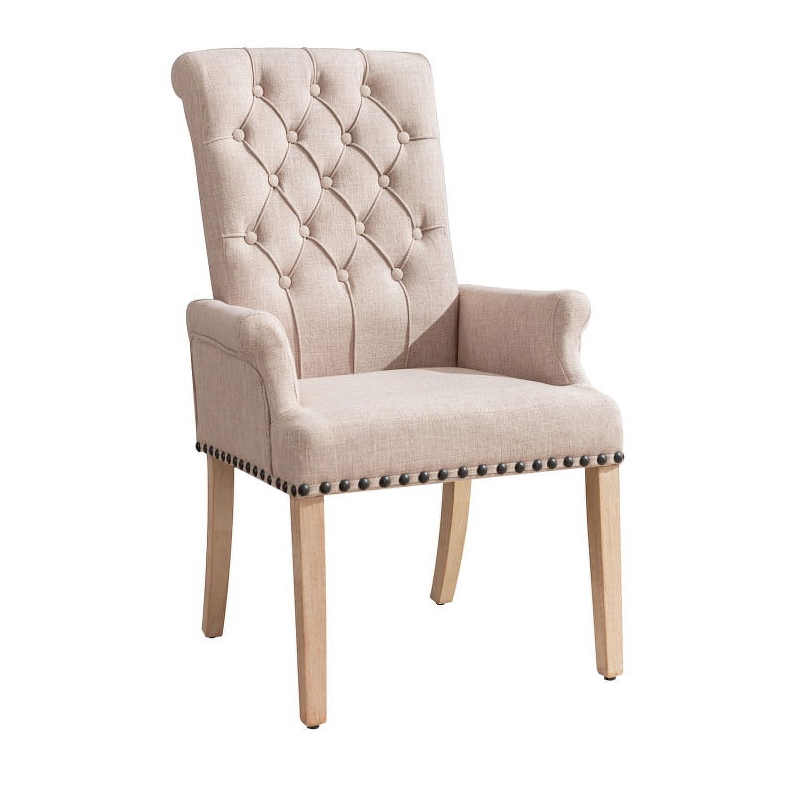 Richardson Seating Button Tufted Chair with Chrome Base - Walmart.com