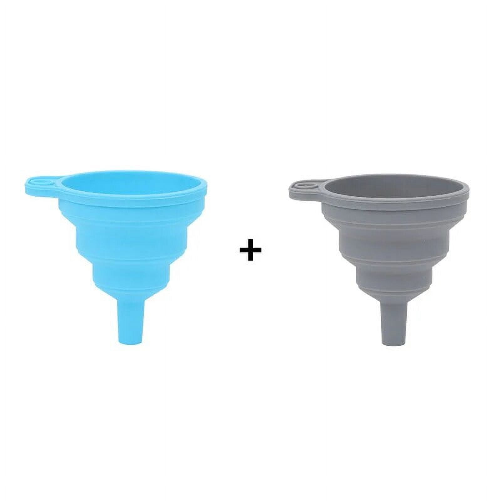 Resuable Silicone Funnel Folding BBQ Portable Filter Multifunctional ...
