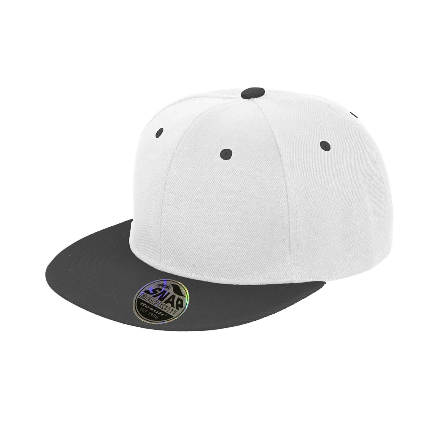 Result Core Bronx Original Flat Peak Snapback Dual Color Cap (Pack of 2 ...
