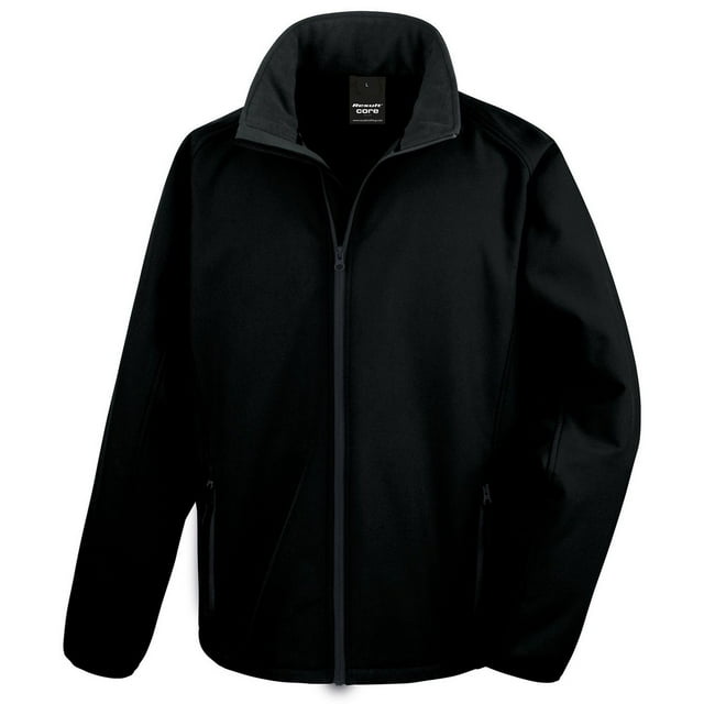 Result Core Mens Printable Soft Shell Jacket - Walmart Business Supplies