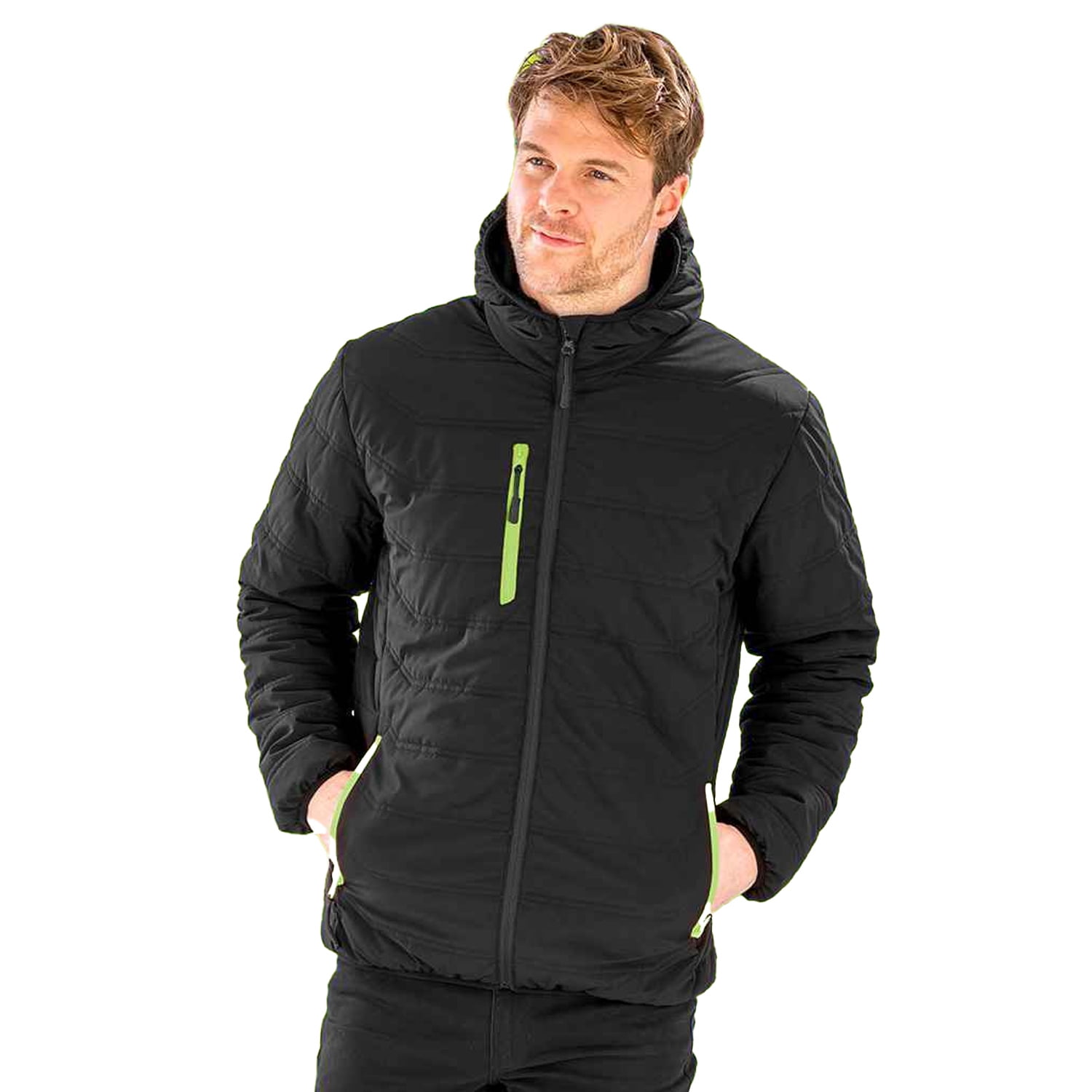 Result Genuine Recycled Mens Compass Padded Jacket - Walmart.com
