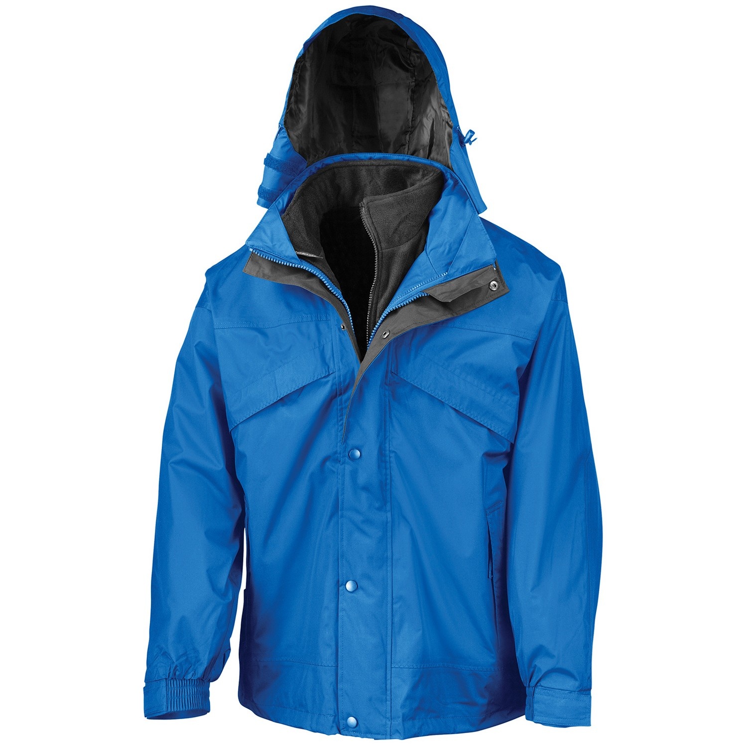 Result Mens Fleece Lined 3 in 1 Waterproof Jacket - Walmart.com