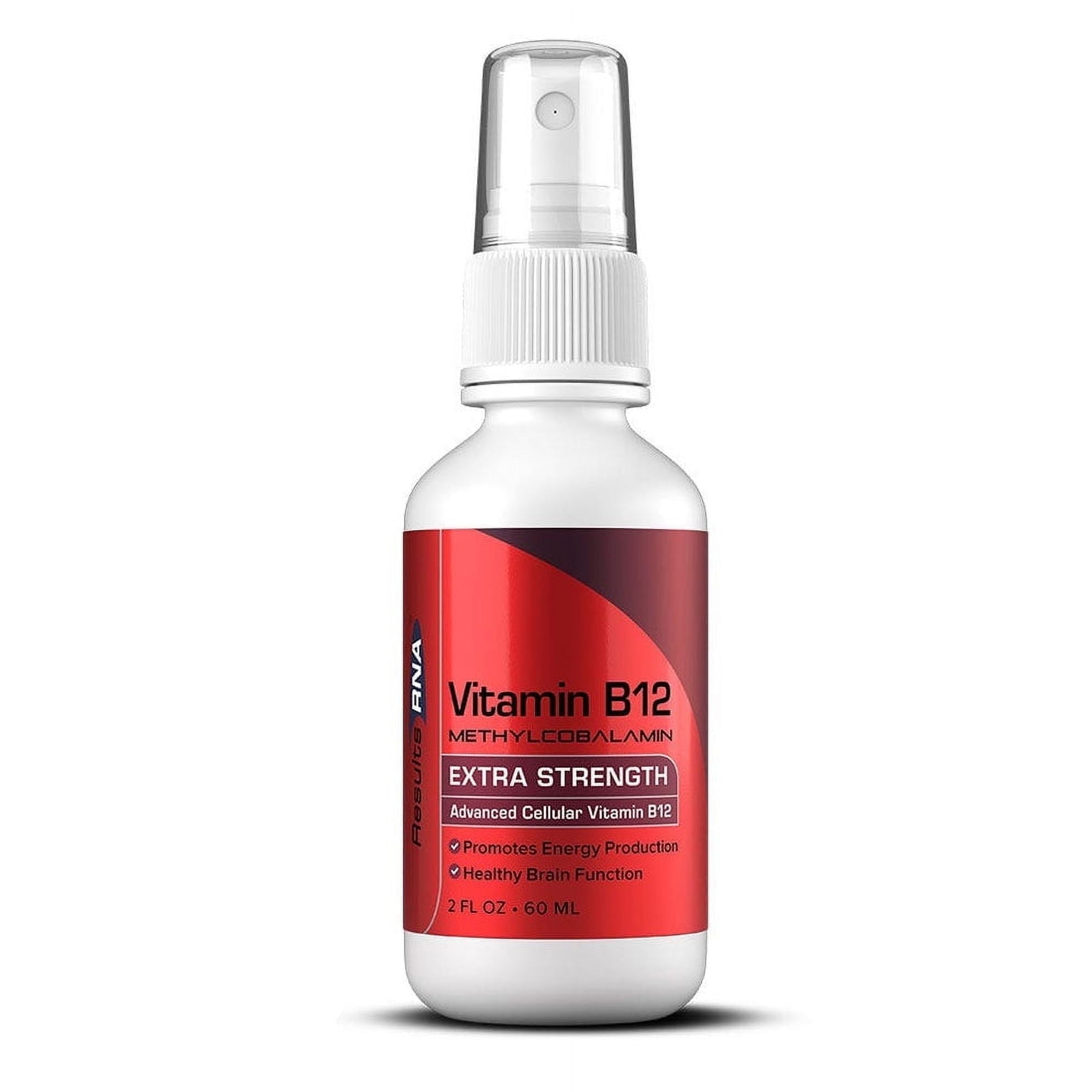 Results RNA Vitamin B12 Methylcobalamin Extra Strength 12 Pack, 2 oz ...