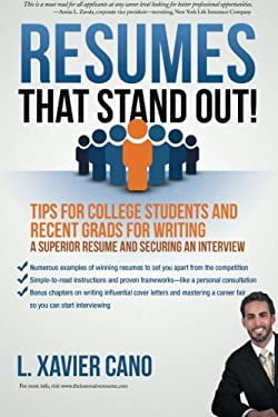Pre-Owned Resumes That Stand Out! : Tips for College Students and ...