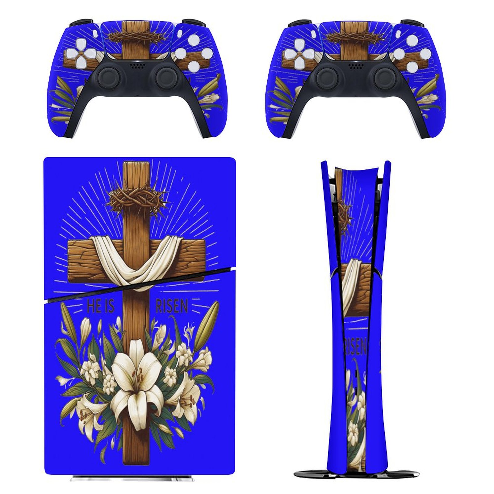 Resurrection, Cross PS5/PS5 Slim Digital Disc Skin Sticker For Console ...