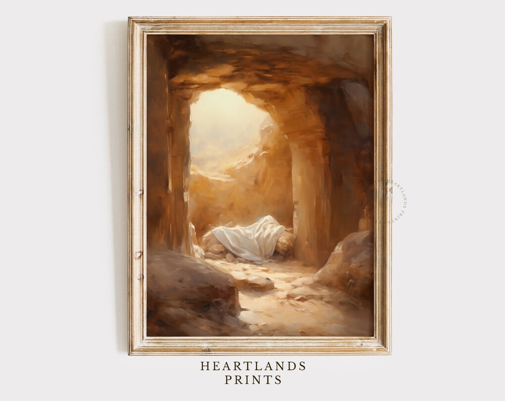 Resurrection Of Jesus Christ Artwork Resurrection Printable Digital Art ...