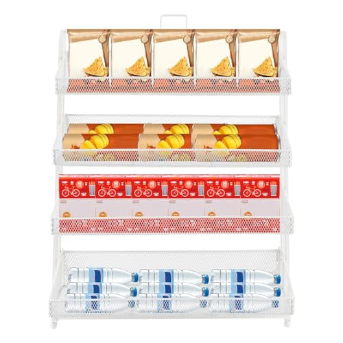 Retail Candy Display Rack 4 Tiers ,Countertop Snack Stand Organizer ...