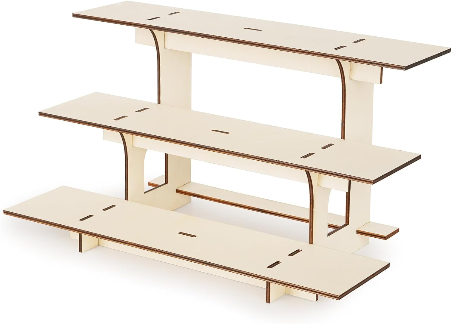 Retail Display Shelves Display Stand Retail Table Wooden 3 Tiers ...