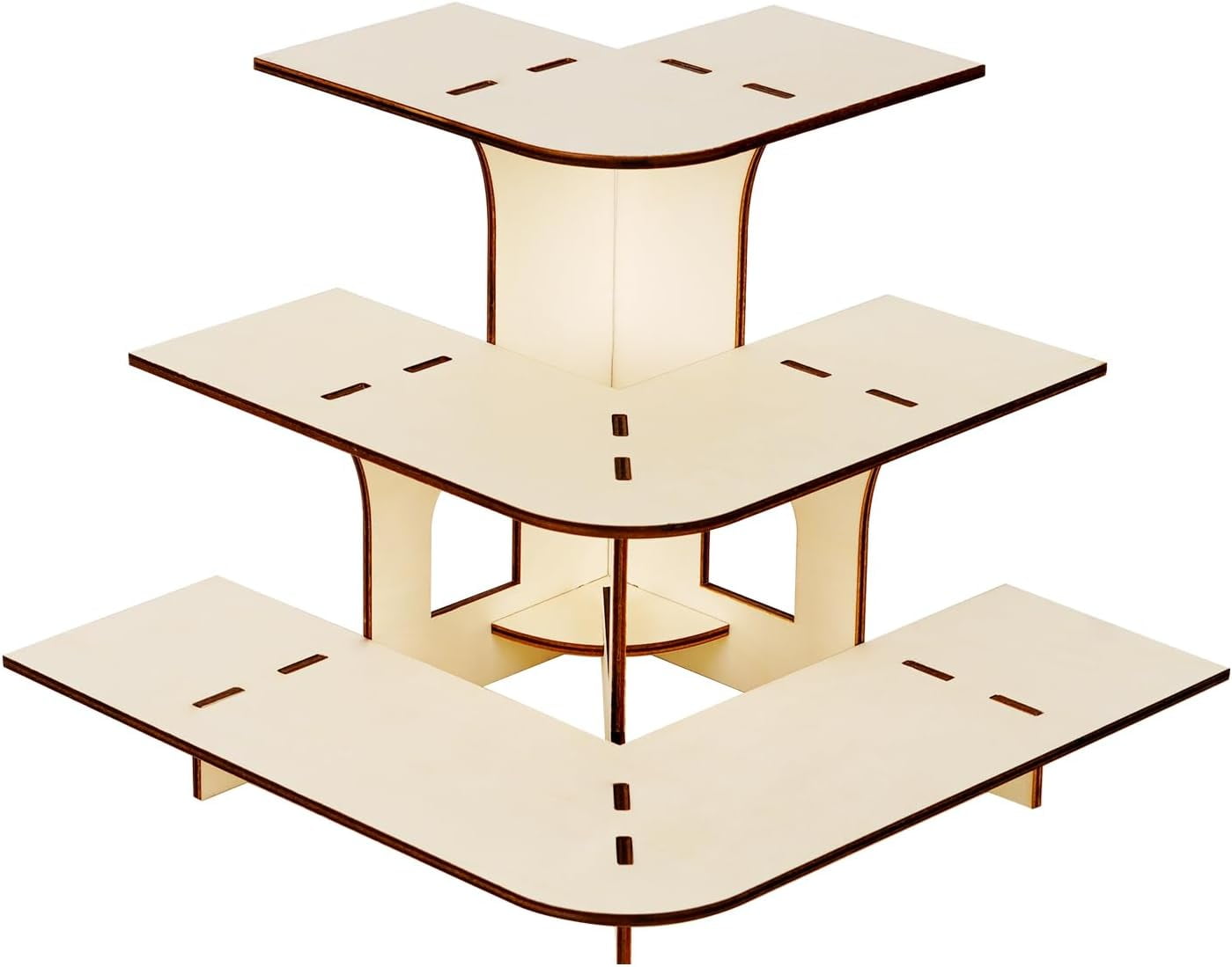 Retail Display Shelves Display Stand Retail Table Wooden 3 Tiers ...