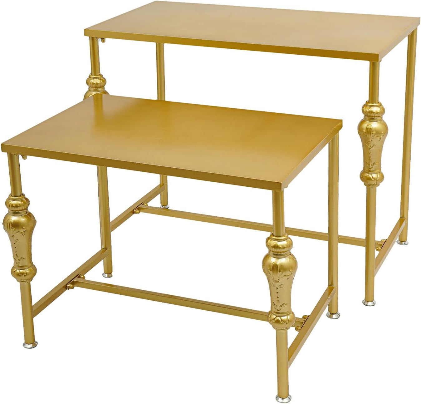 Retail Display Tables, 2Pcs Boutique Standing Clothing Shoe Handbag ...