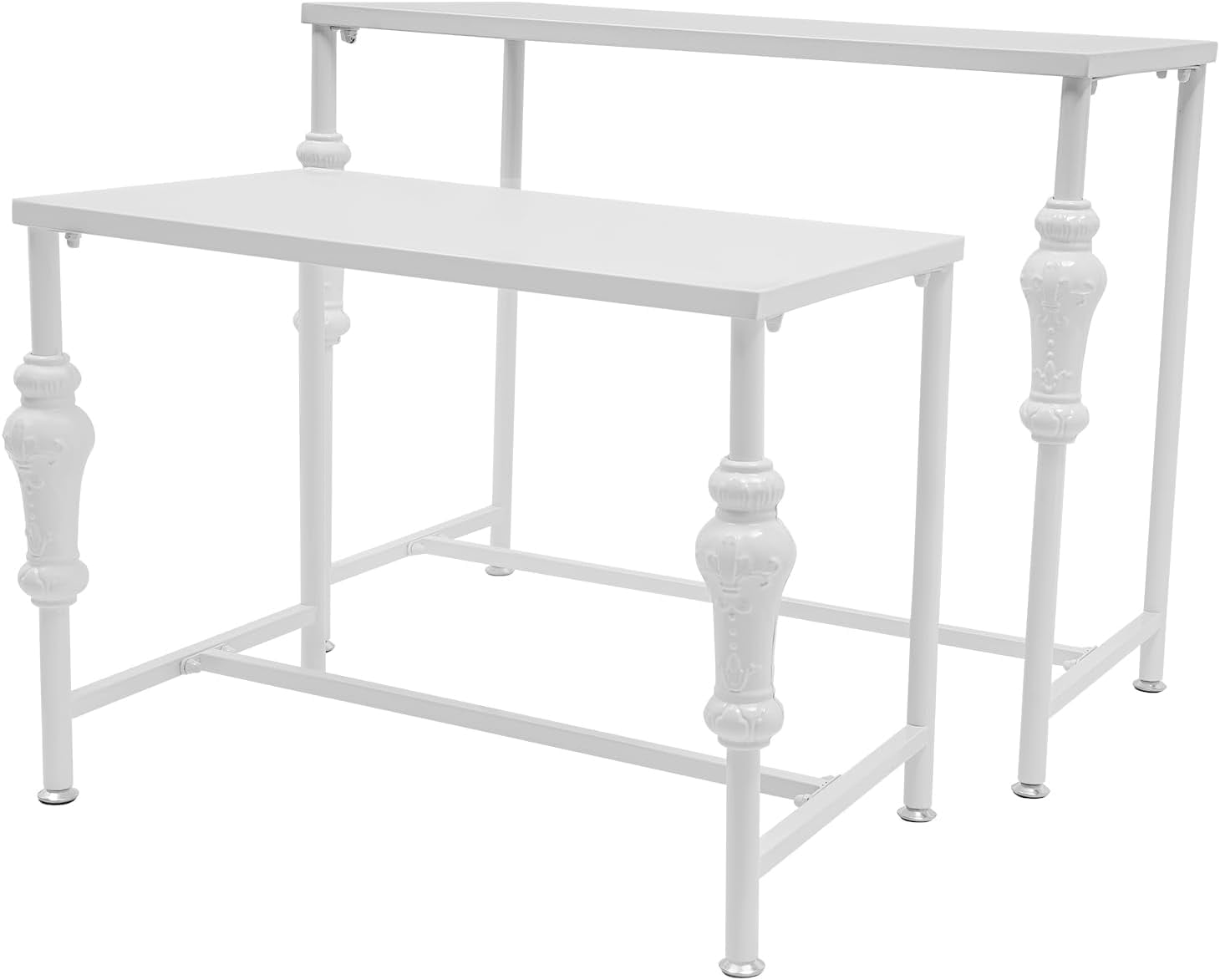 Retail Display Tables, 2Pcs Boutique Standing Clothing Shoe Handbag ...