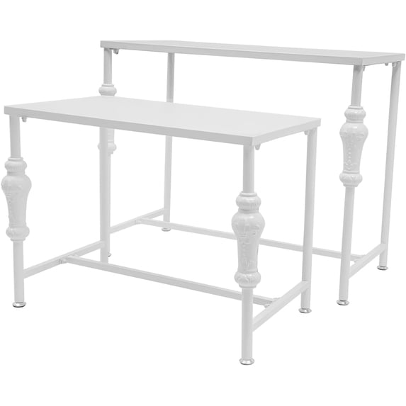 Retail Display Tables, 2Pcs Boutique Standing Clothing Shoe Handbag ...