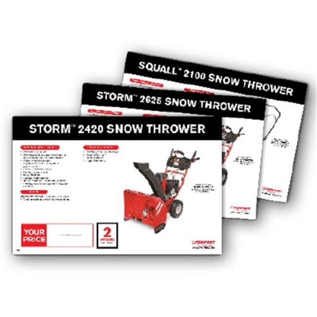 Retail First 197279 Troy 6Pk Snow Fact Tag TVTBSTFT01 - Walmart.com