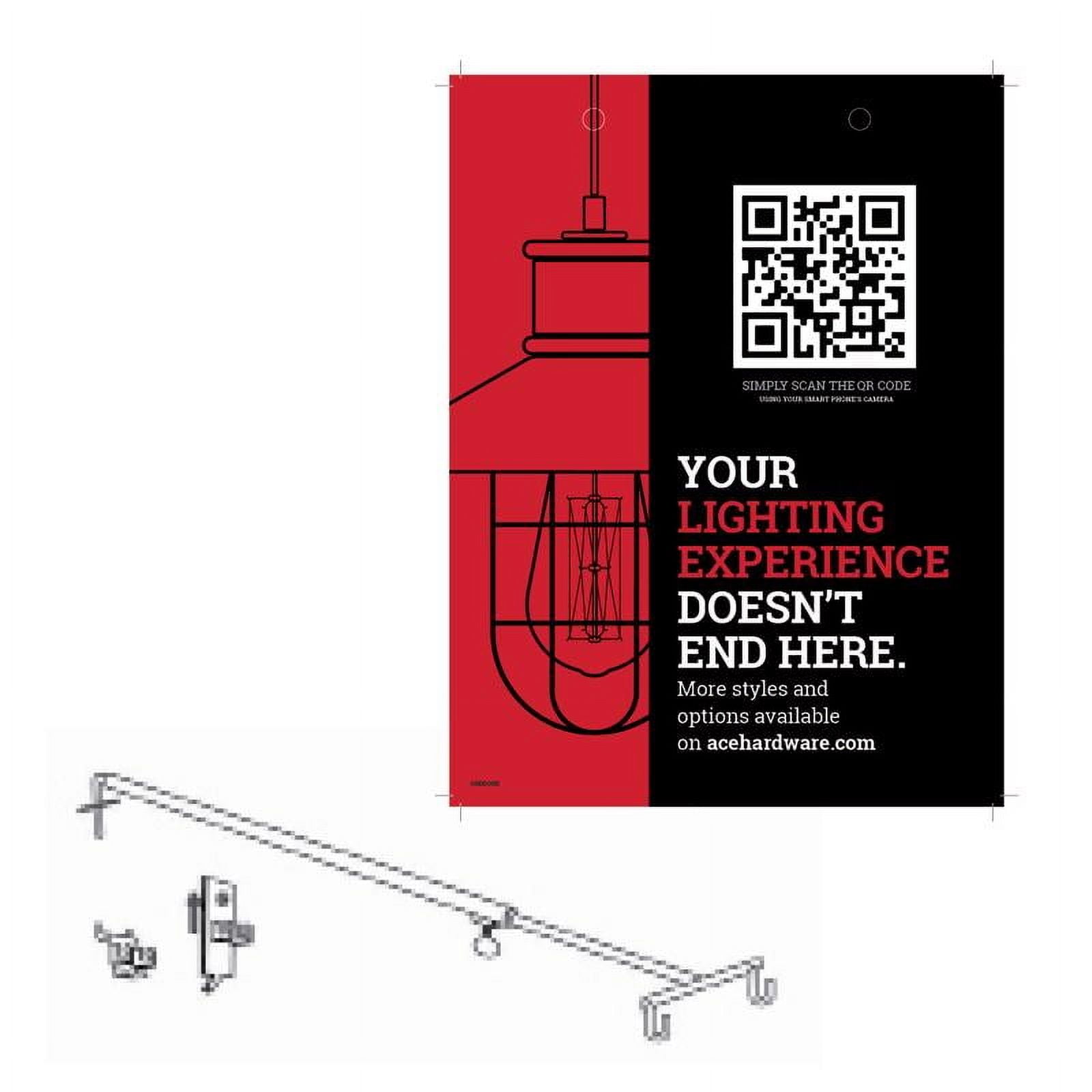 Retail First 9086002 Indoor Outdoor L2 Metal & Styrene Signage Kit ...