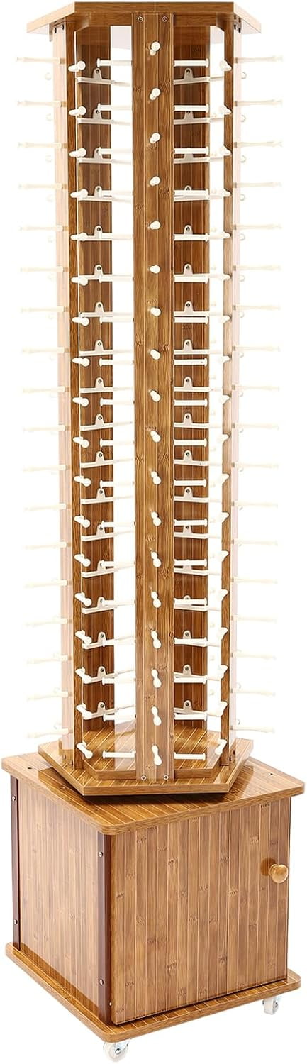 Retail Glasses Display Stand with Cabinet, Five-Sided Floor Rack for ...