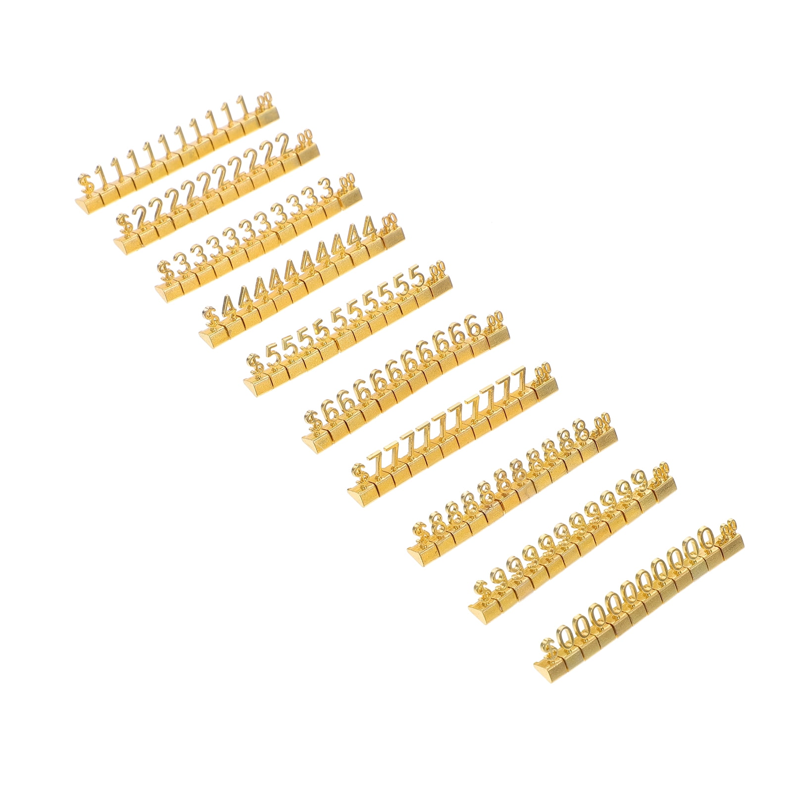 Retail Label Advertising Number Sign 10 Pcs Price Tag Counter Display ...