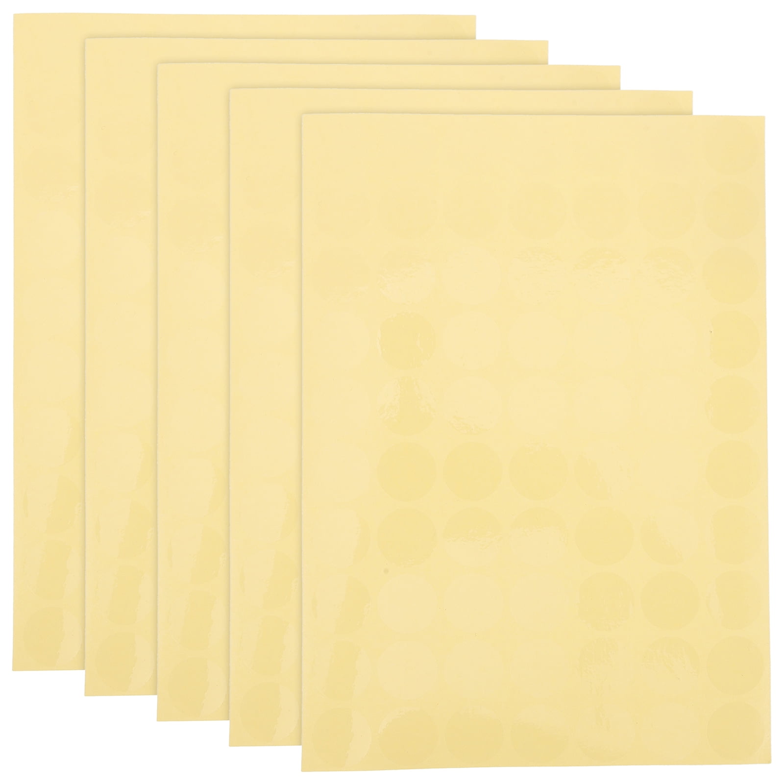 ifundom transparent circle labels khaki 1050 self adhesive round ...