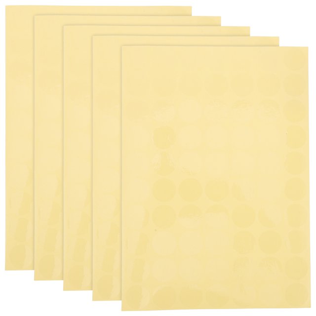 Retail Package Self Adhesive Stickers Clear Round Labels File for ...