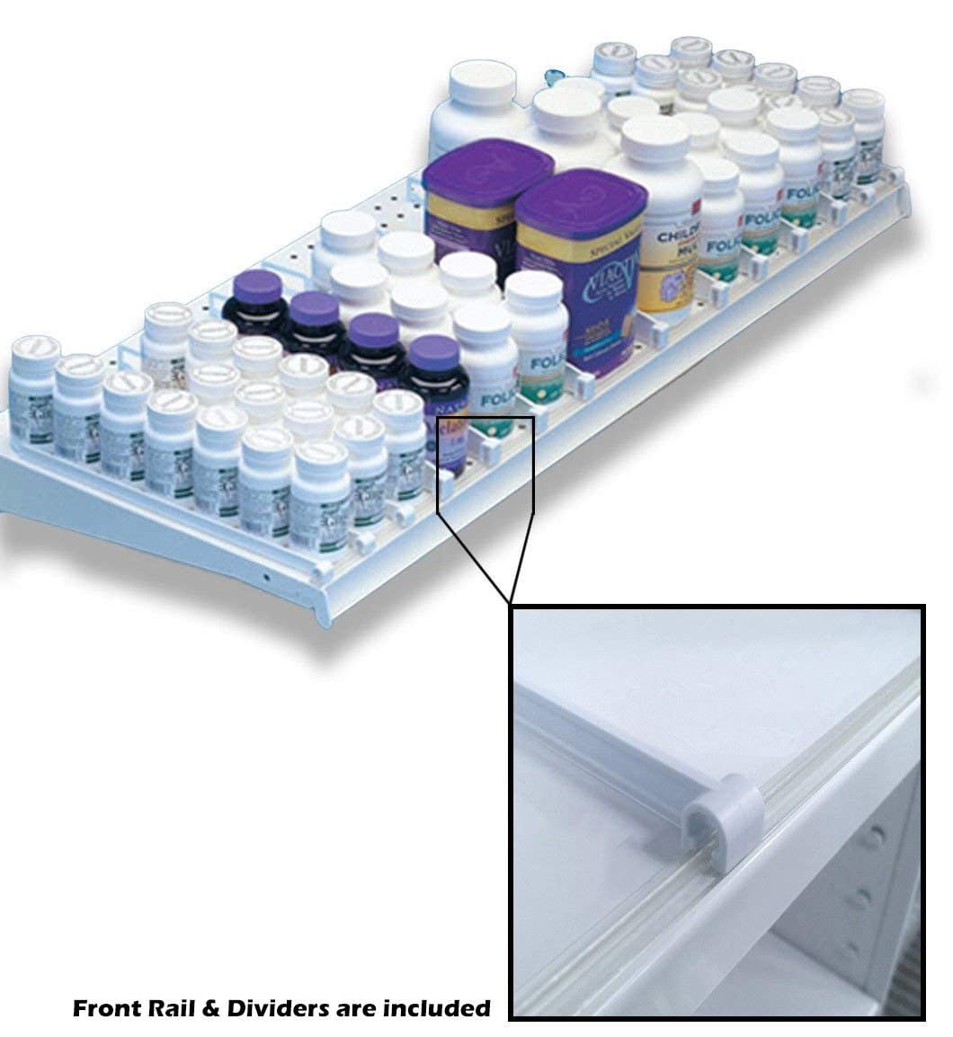 Retail Shelf Divider for RX, Pharmacy, Gondola, Wood or Glass Shelves ...