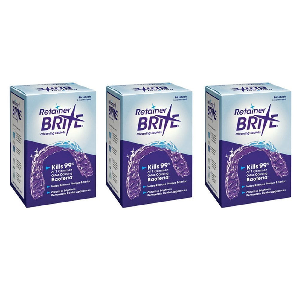 Retainer Brite Dental Aligner Cleaner - 288 Cleaning Tablets for Clear ...