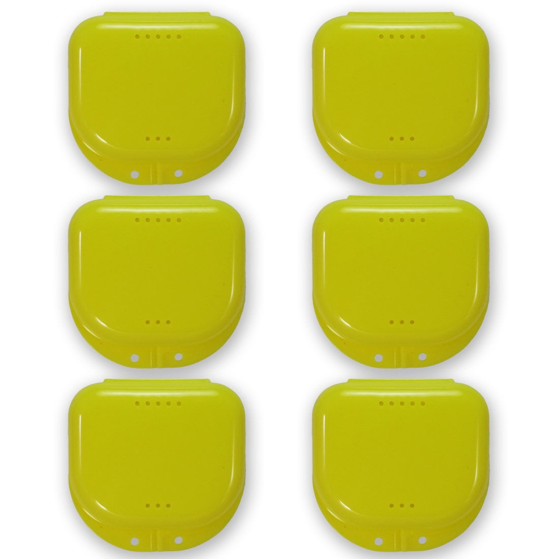Retainer Case - BRIGHT YELLOW - (6) - Walmart.com