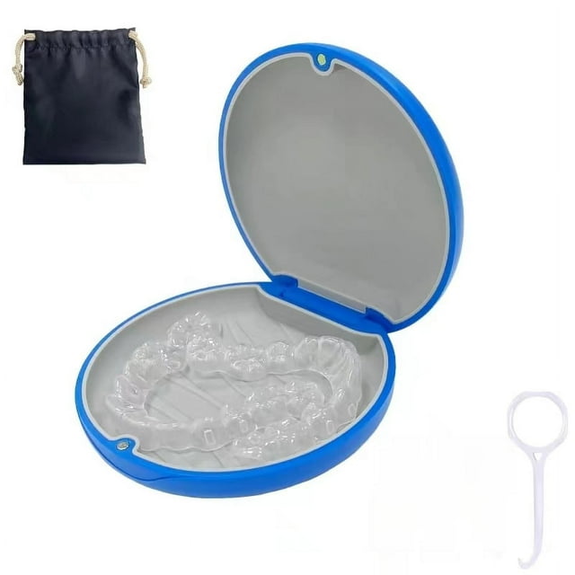 Retainer Case,Cute Slim Aligner Case Compatible with Invisalign ...