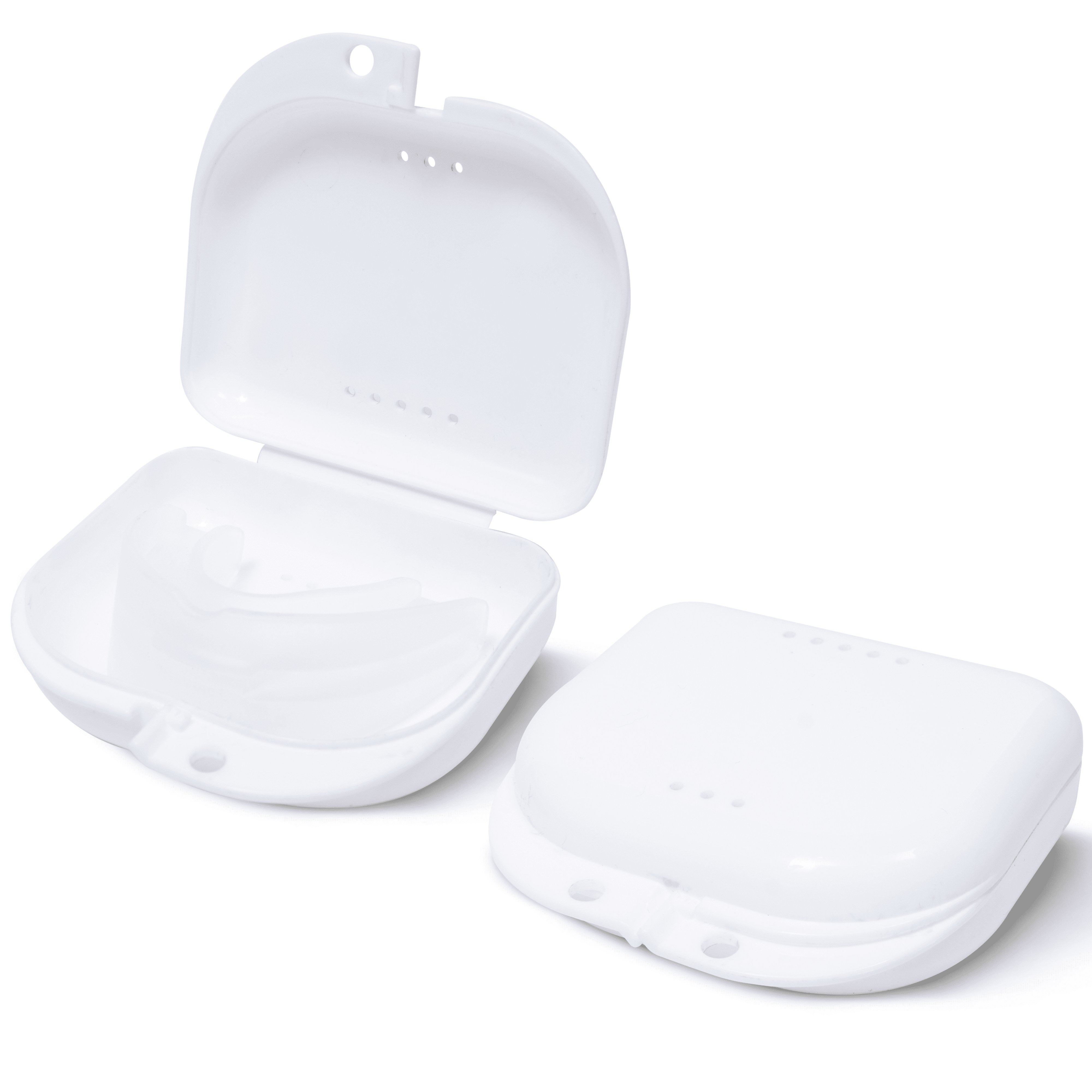 Retainer Case - Pack of 2 - Odorless Mouth Guard Case for Sports ...