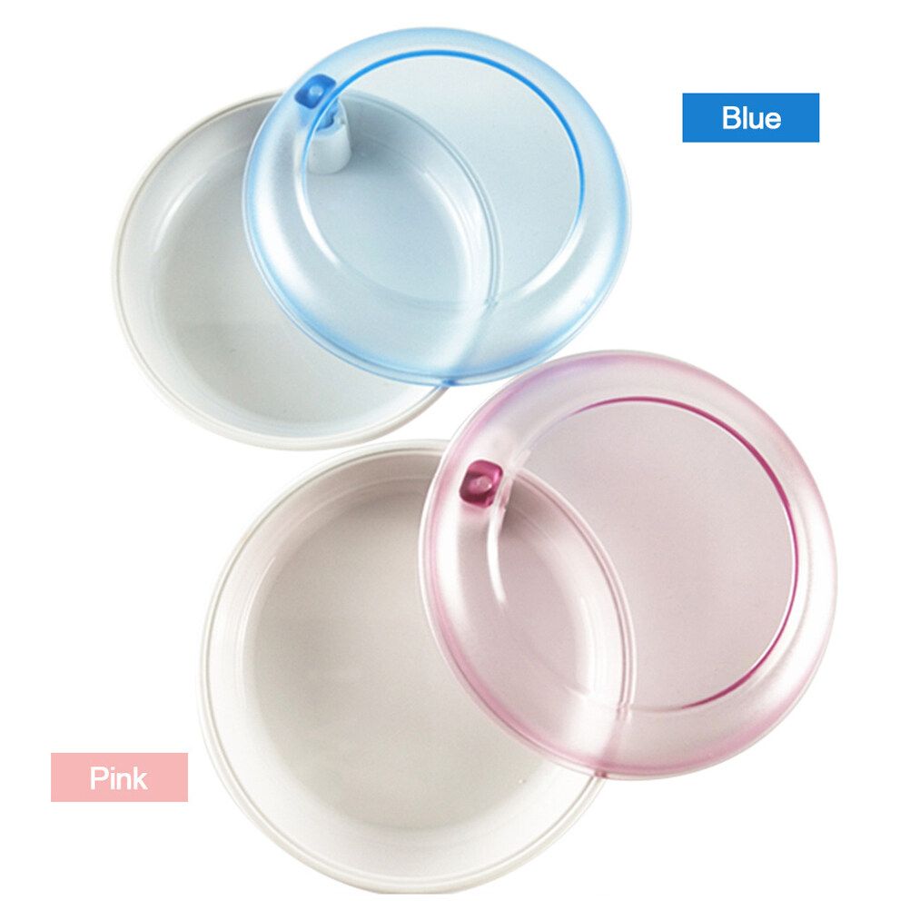 REOFLYUP Portable Retainer Storage Box Blue 1Pack Rotating Opening PP ...