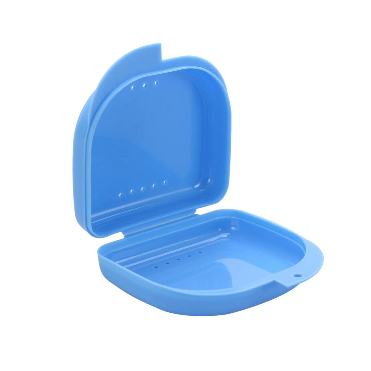 Retainer Case With Vent Holes - Denture Case, Case - Hinged Lid Snaps ...