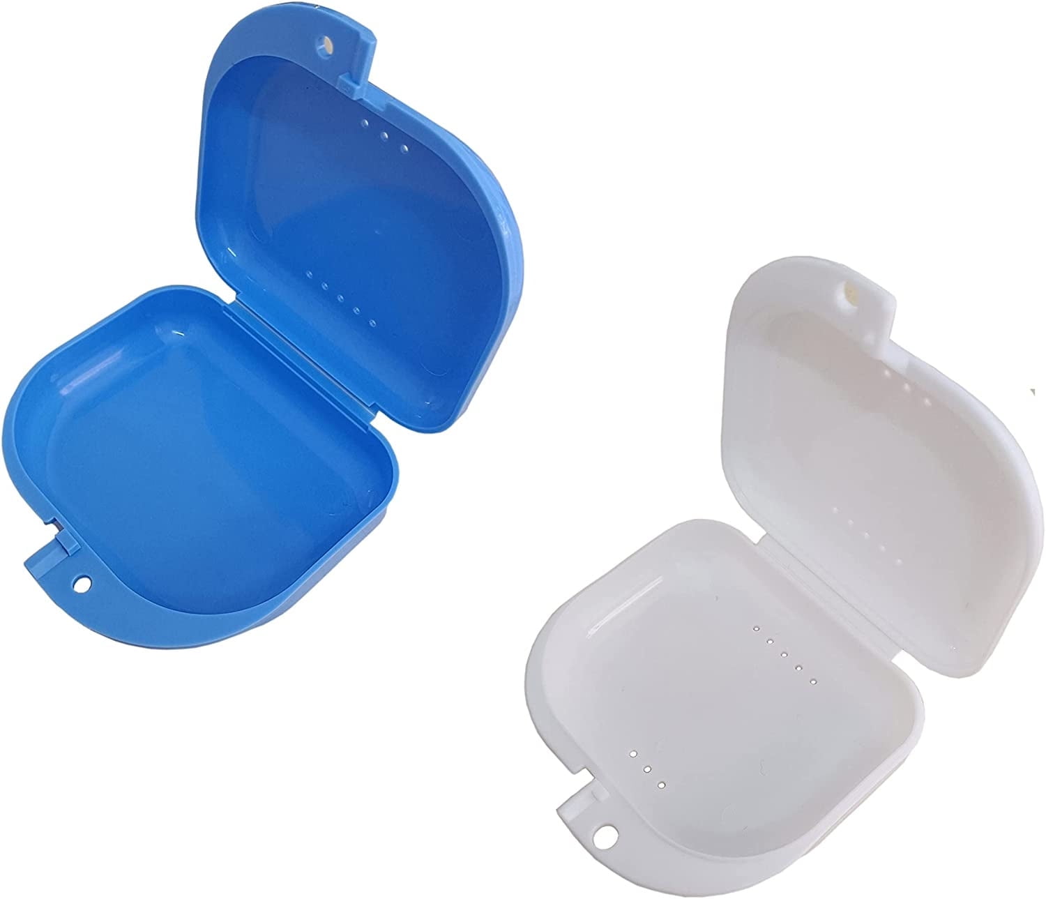 Retainer Case with Vent Holes, 2 Pack Orthodontic Mouth Guard Cases ...