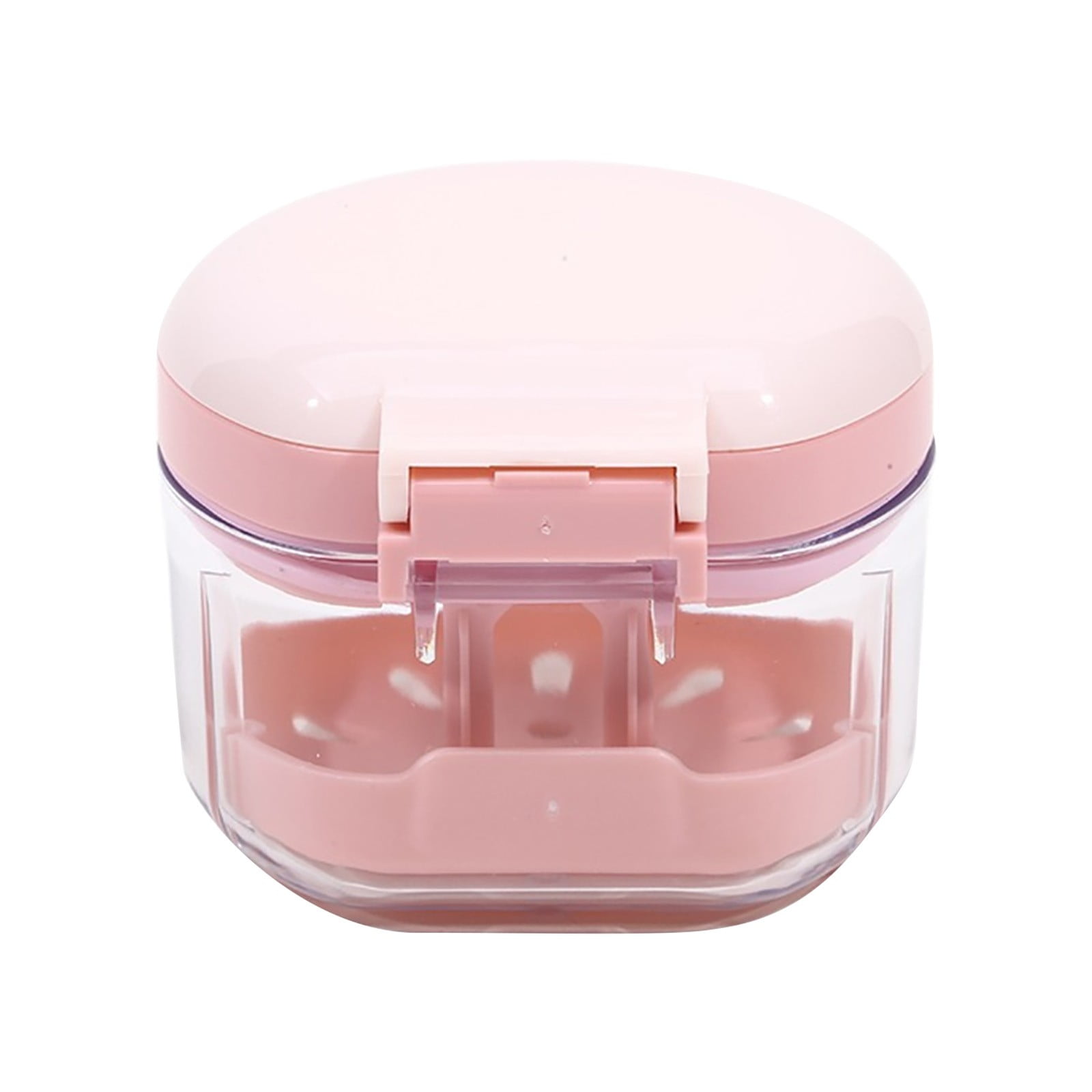 Retainer & Denture Cleaning Case - Portable Soaking Container woth ...