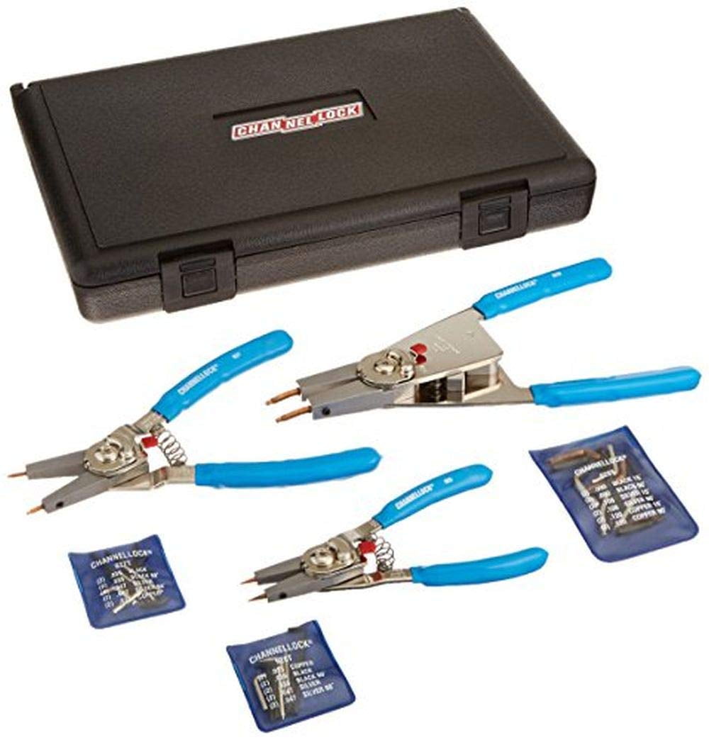 Retaining Ring Plier Set,15,90 Deg,3 pc - Walmart.com