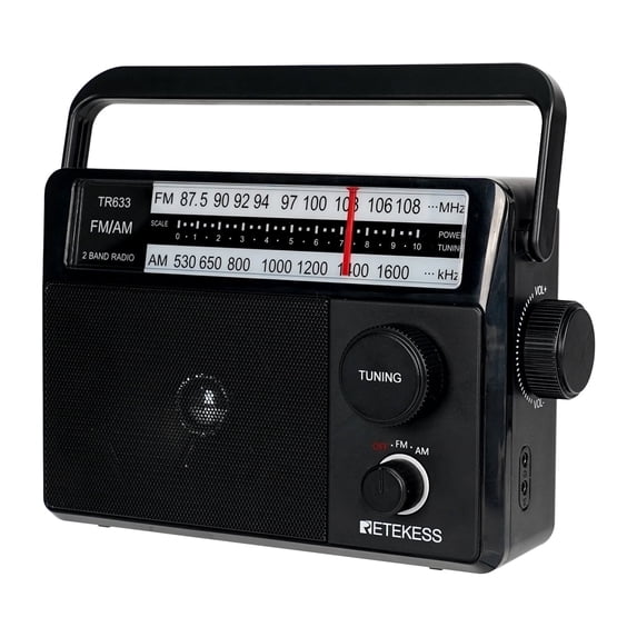 Retekess TR633 AM FM Long Range Radio, Portable Transistor Radio ...
