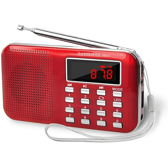 Portable Radio With Headphones