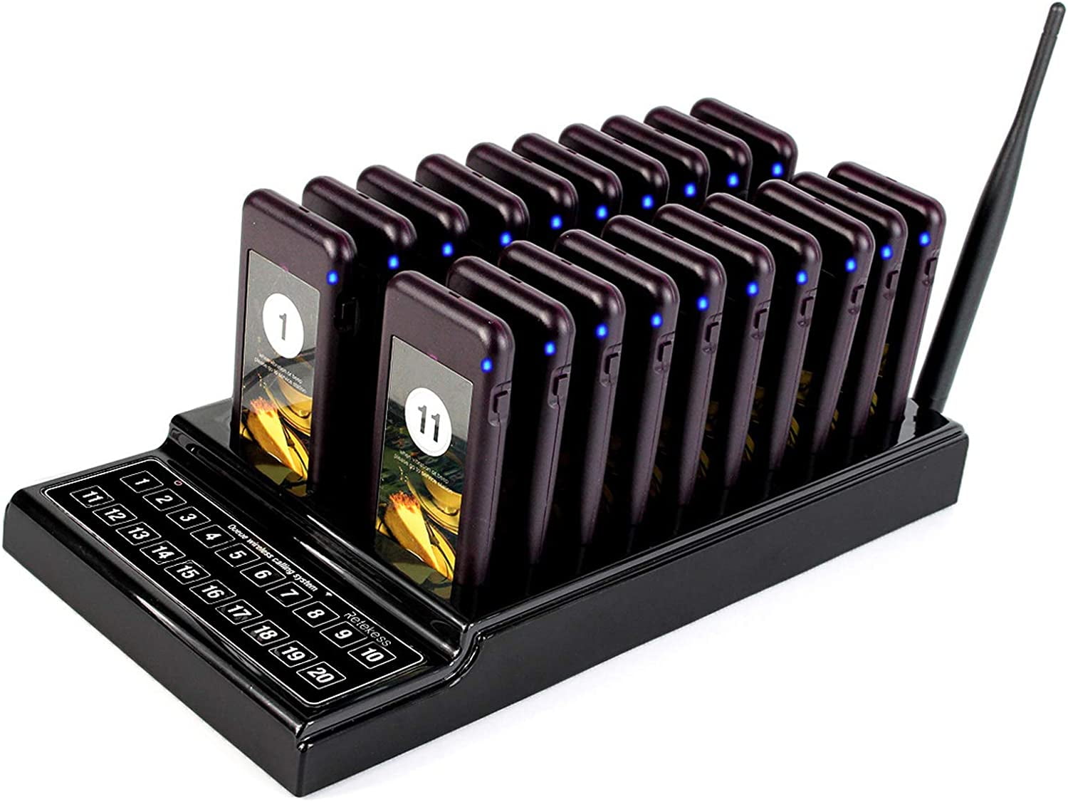 Retekess T111 Restaurant Pager System, Buzzers for Restaurant, 500M ...