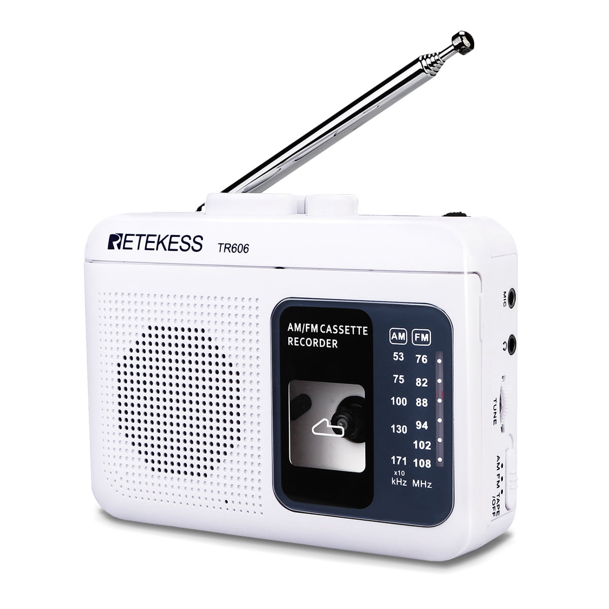 Retekess TR606 Portable Walkman Cassette Player with AM/FM Radio ...