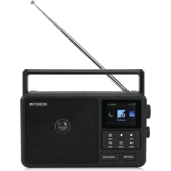 Retekess TR640 Portable Radio,Internet Radio,Thousands of Global Radio ...