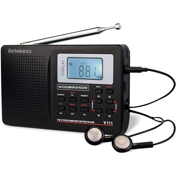 Portable Radio With Headphones