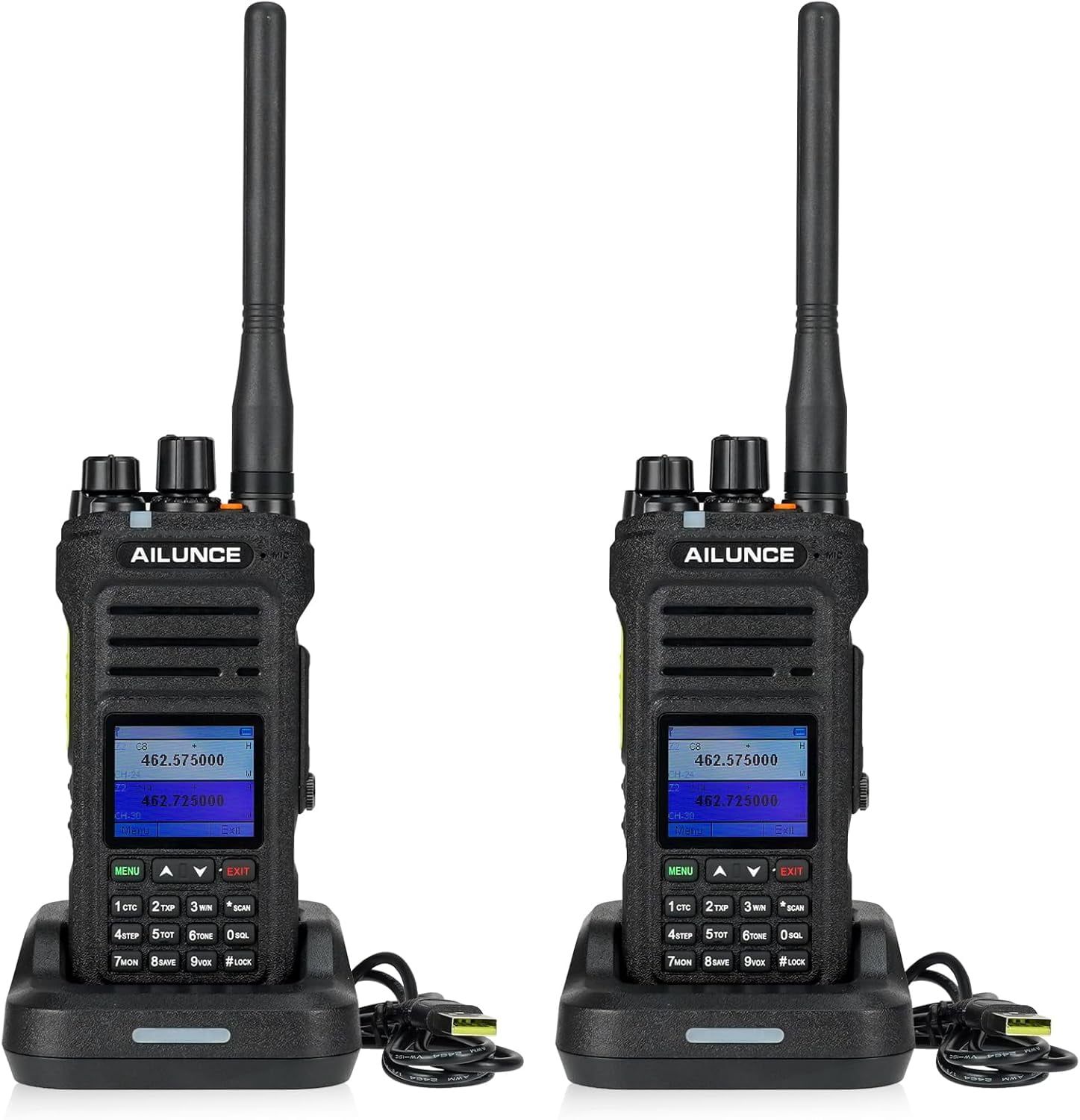 Retevis Ailunce HA1UV Ham Radio Handheld,Dual Band Radio with Cable ...