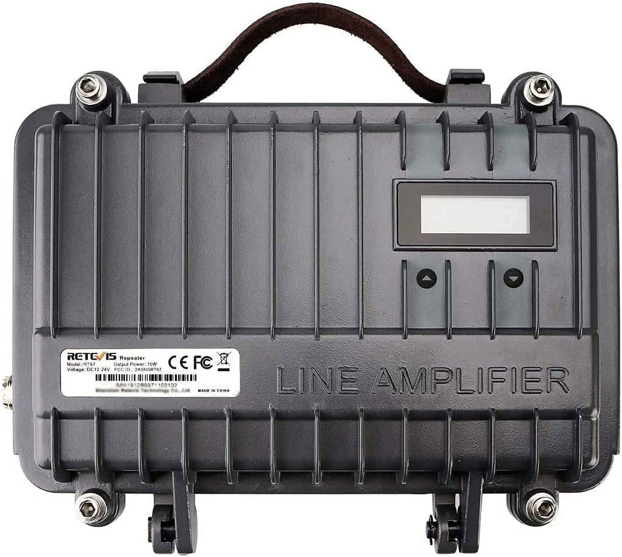 Retevis RT97 Compact GMRS Mobile Base Station, Full Duplex Portable ...