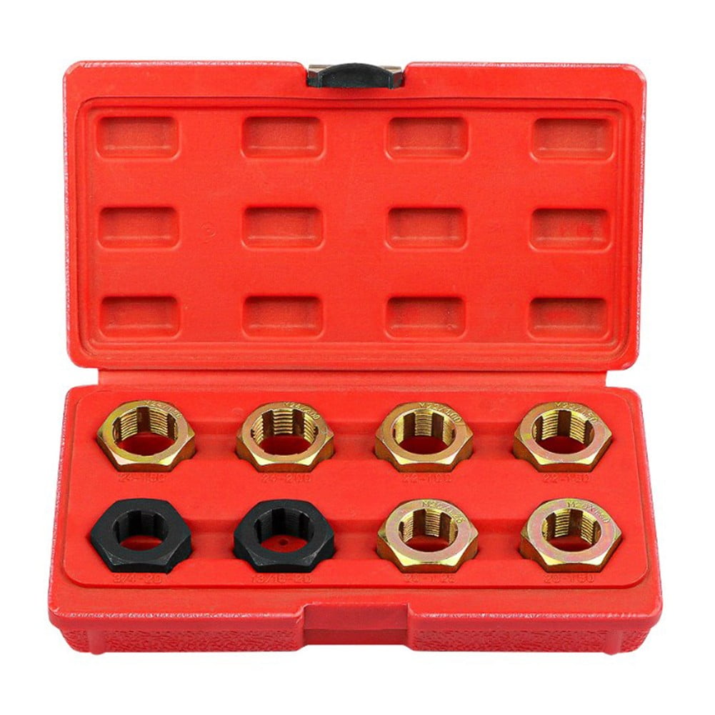 Rethreading Axle Spindle Rethreading Tool Set Metric Thread Chaser Set ...
